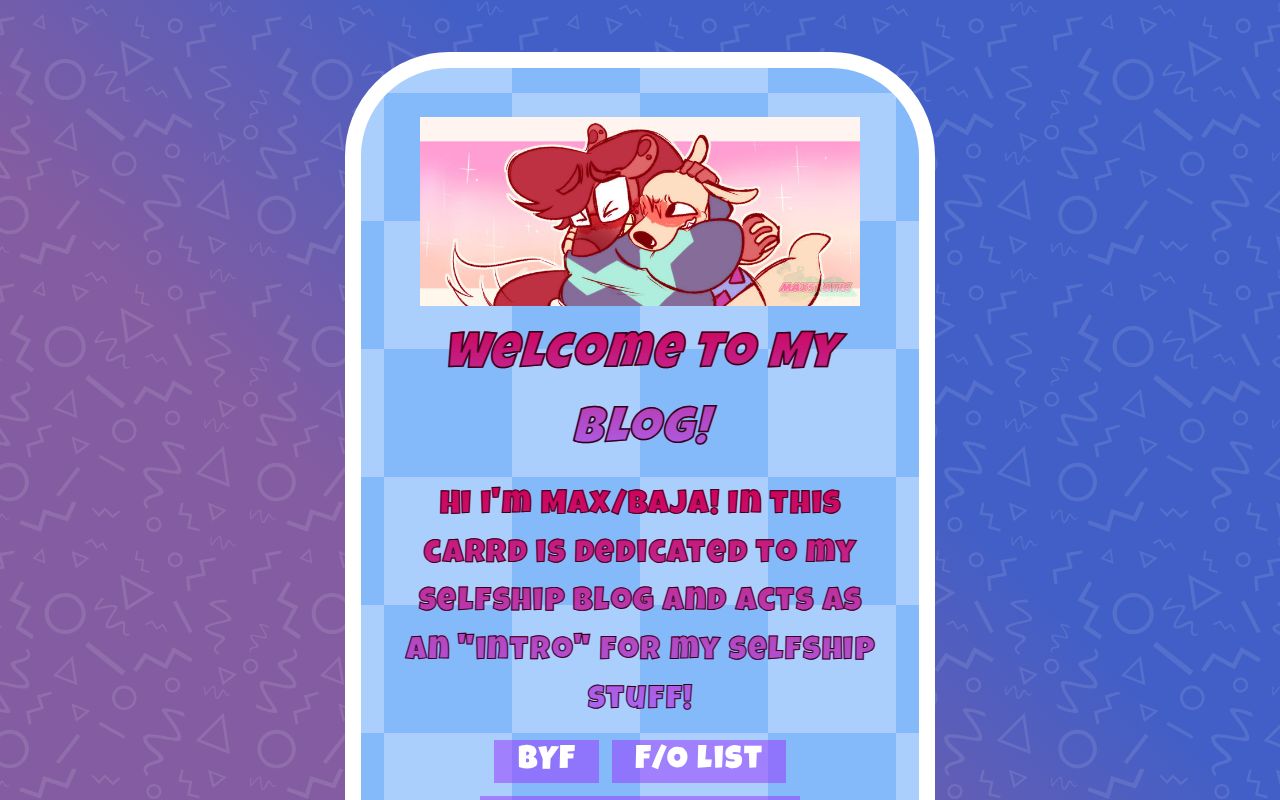 Max's Self Ship blog